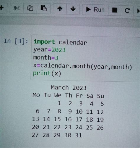 Pooja Namdev On Linkedin Python Calendar Coding