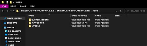 dll mods dont apear in mods folder r spaceflightsimulator