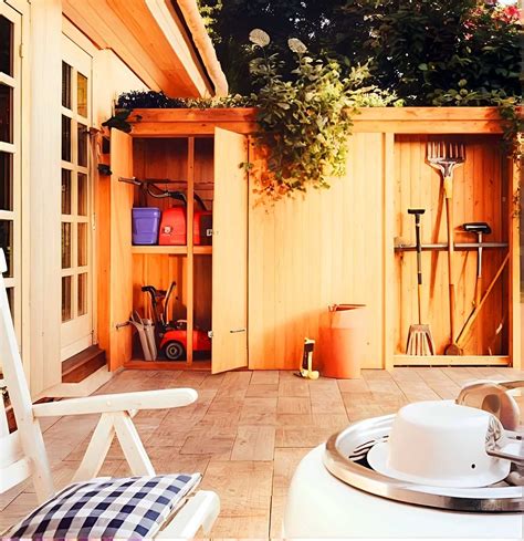 Diy Extension To A Country House For Garden Tools Drawing Diy How To Do It Yourself