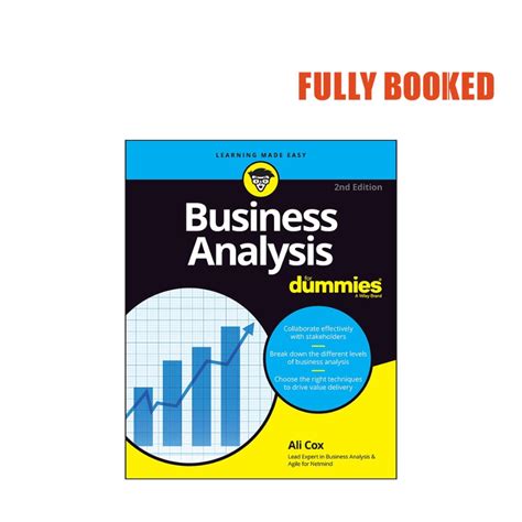 Business Analysis For Dummies 2nd Edition Paperback By Ali Cox