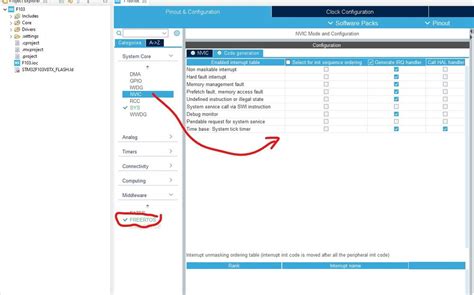 Solved How To Manually Add Freertos To Cubeide Project Stmicroelectronics Community