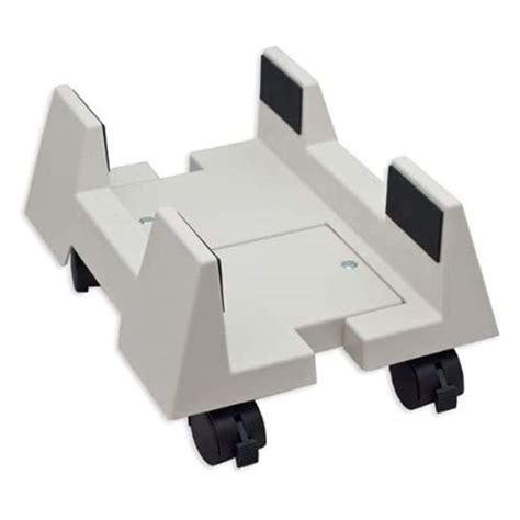 IDOQ CPU Stand Mobile Desktop Tower Computer Floor Stand Rolling Caster Wheels Adjustable