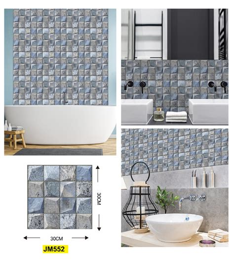 厂家供应3d立体瓷砖贴pvc自粘墙贴客厅电视背景装饰墙贴 阿里巴巴