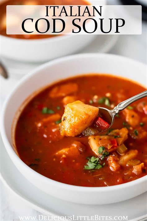 Italian Cod Soup Delicious Little Bites