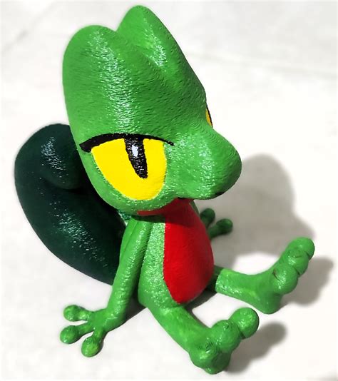 Stl File Treecko Pokemon 🐉 Obj ・3d Printing Design To Download・cults