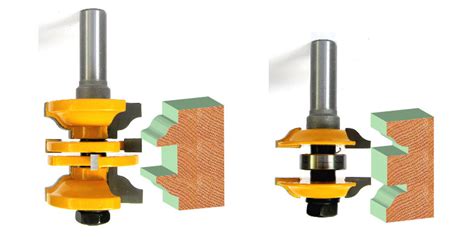 2 Pc 1 2 Sh Entry And Interior Door Ogee Matched Rands Router Bit Set Ebay