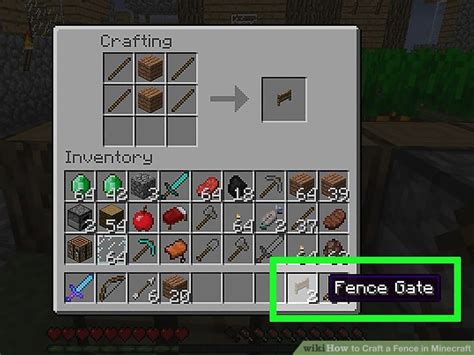 Ways To Craft A Fence In Minecraft WikiHow
