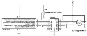 Unipolar Stepper Motor Control Examples With PIC12F1822 CCS C