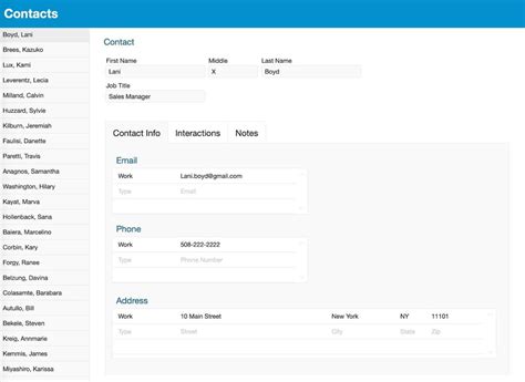 Filemaker Project Management Template