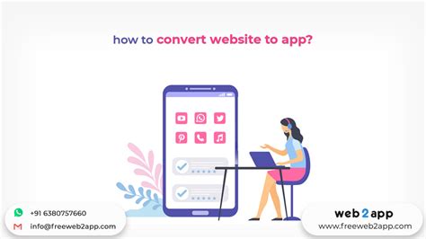 How To Convert Website To App Android Ios Freeweb2app