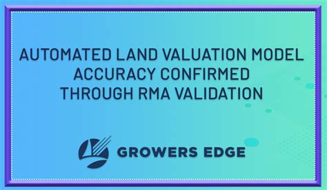 growers edge automated land valuation model accuracy and reliability