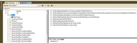 C How Can I Export The Names Of All The Methods In An Assembly