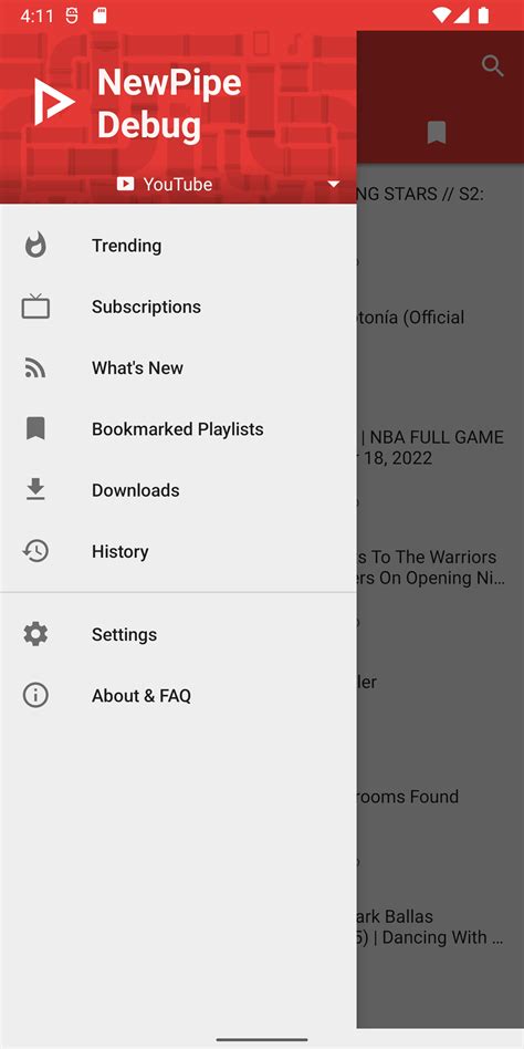 link to faq in the app · issue 4447 · teamnewpipe newpipe · github