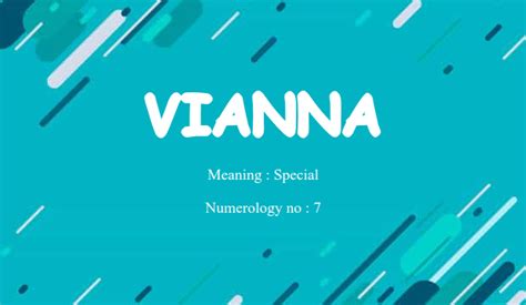 Vianna Name Meaning
