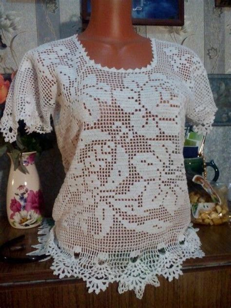 Image 10 480x640 353kb Шаблоны вязаных шляп Связанные крючком топы Вязаный крючком свитер