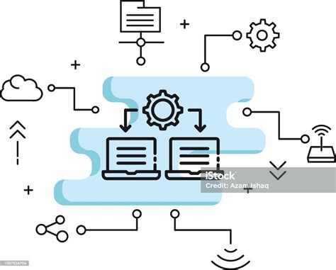공유 리소스 개념 Rdp 액세스 로그인 스톡 일러스트레이션 클라우드 컴퓨팅 및 인터넷 호스팅 서비스 기호 데스크톱 화면 공유 벡터 아이콘 디자인 인터나넷 그래픽 개발에 대한