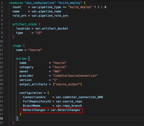 Codepipeline In Aws Gets Auto Triggered When Created From Terraform Stack Overflow