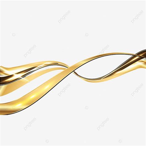 Gradient Curves Vector Hd Images Golden Gradient Winding Curve Golden Gradient Curve Png