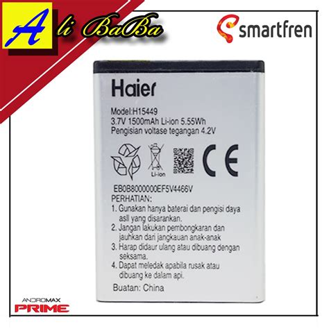 Jual Baterai Handphone Smarfren Andromax Prime 4g Lte H15449 Battery Hp Andromax Prime Batu