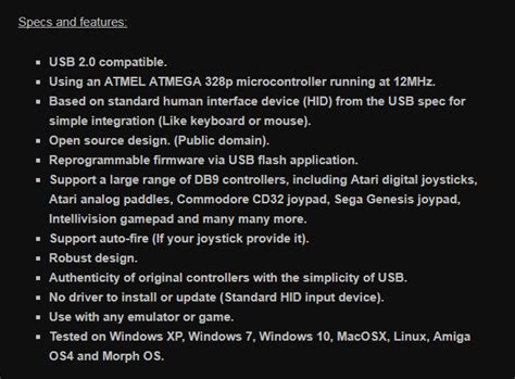 DB To USB Joystick Adapter This Adapter Enable You To Connect Any Atari Style Joystick Hive