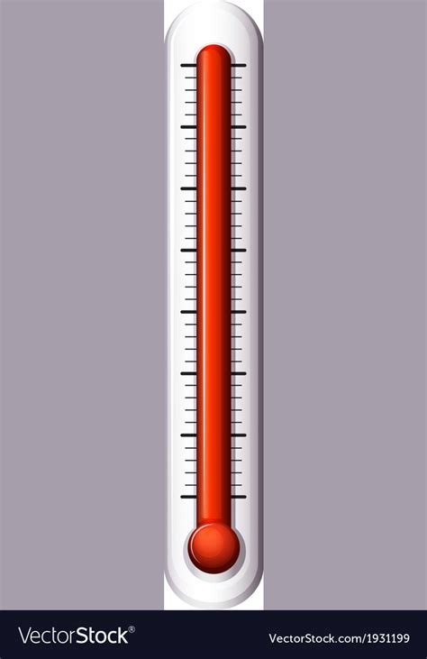 A Measuring Device For Temperature Royalty Free Vector Image
