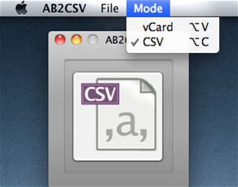 Antonio Lorè AB CSV Address Book to CSV Exporter Antonio Lorè AB CSV Address Book to CSV Exporter