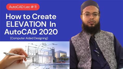 Autocad Lec 11 How To Create Elevation In Autocad 2020 Youtube