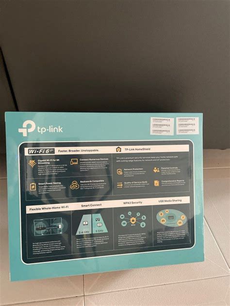 BNIB TP Link AX Wifi Router Computers Tech Parts Accessories Networking On Carousell