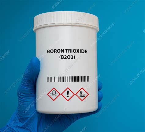 Boron Trioxide Stock Image F0446046 Science Photo Library