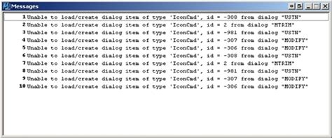 Microstation Errore Unable To Loadcreate Dialog Item Of Type Iconcmd Id Communities