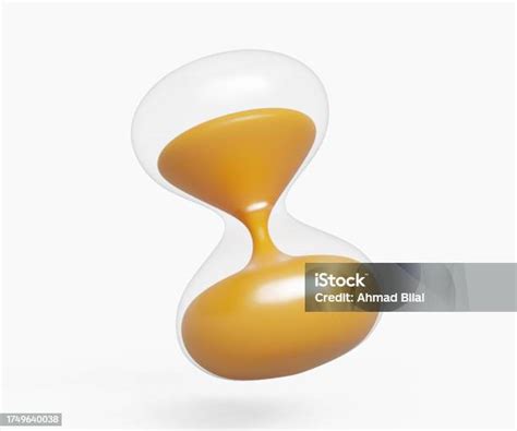 3d 모래시계 시간 관리 개념입니다 빠른 서비스 마감일 시간의 가치 3d 모래시계 아이콘입니다 3d 그림 3차원 형태에 대한
