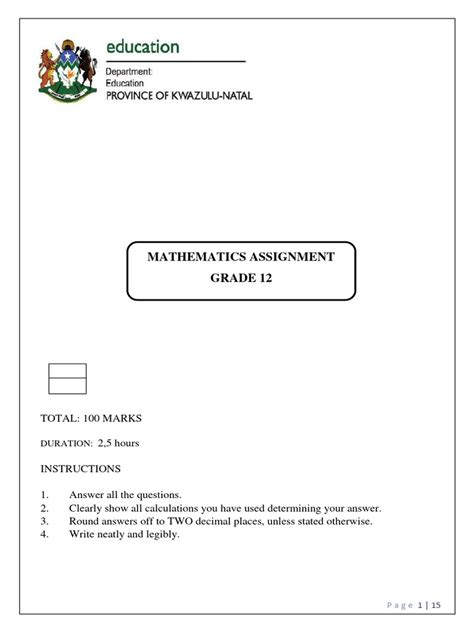 Assignment Pdf Circle Trigonometry