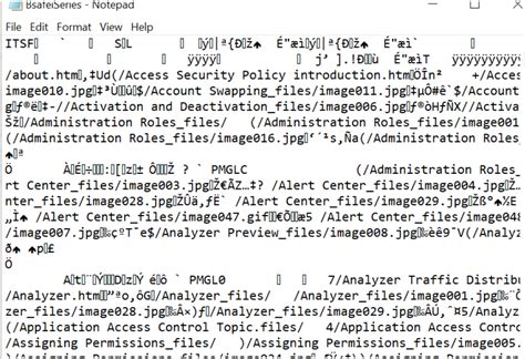 enforcive gui help document opening in notepad