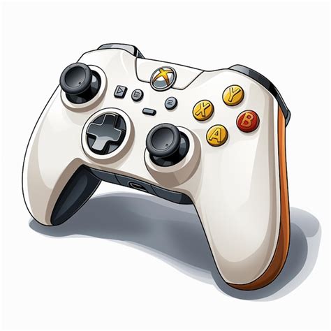 Premium Photo A Close Up Of A Video Game Controller With Buttons On A White Background