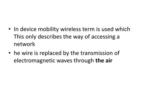 Introduction To Mobile Computing Ppt