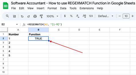 How To Use REGEXMATCH Function In Google Sheets
