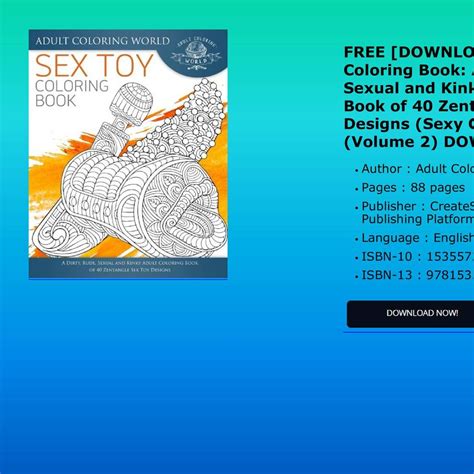 Free Download Sex Toy Coloring Book A Dirty Rude Sexual And Kinky Adult Coloring Book Of 40 Pdf