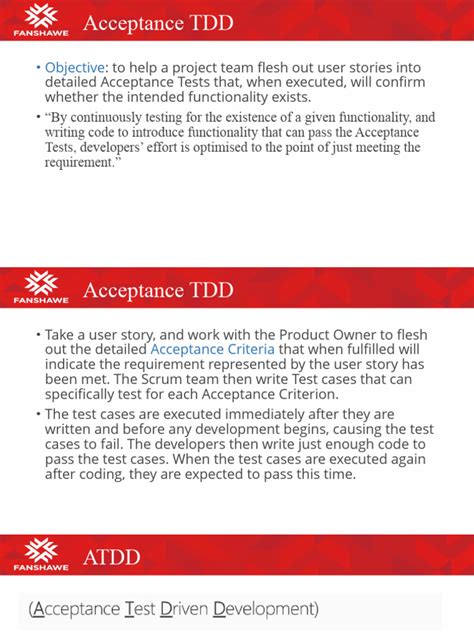 Info 6067 Acceptance Tdd Pdf Login User Computing