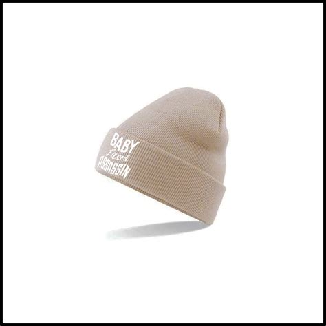 B Fa Beanie Hat Sand Roostersbrewingco