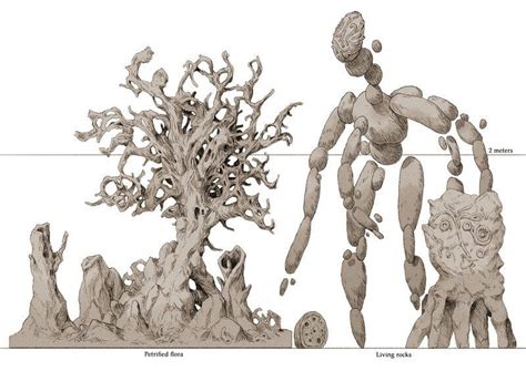 ArtStation Rust And Humus Bestiary Part I Lucas Roussel Creature Concept Art Monster