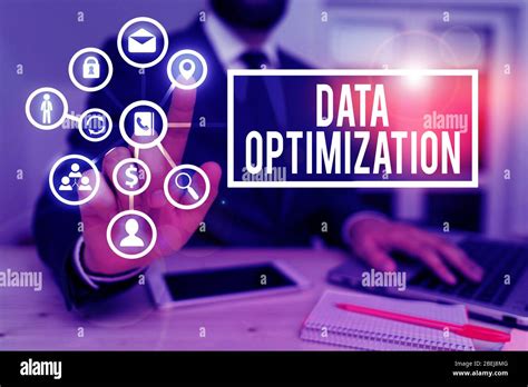 Writing Note Showing Data Optimization Business Concept For Process That Prepares The Logical