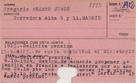 El Expediente Gregorio Prieto Palmira Pelaez Fernandez