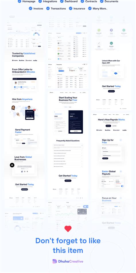 Payrole Modern Payroll Management Web Ui Kit