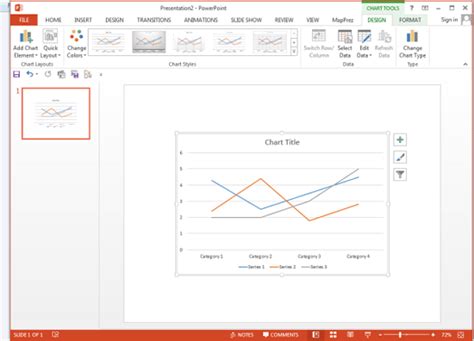 Changing Chart Types In PowerPoint 2013 For Windows