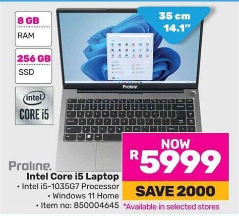 Proline Intel Core I Laptop Offer At Game