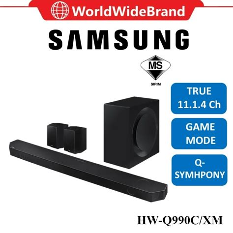 samsung hw q990c 11 1 4 ch soundbar hwq990c xm sound bar speaker home audio 音箱 home theater