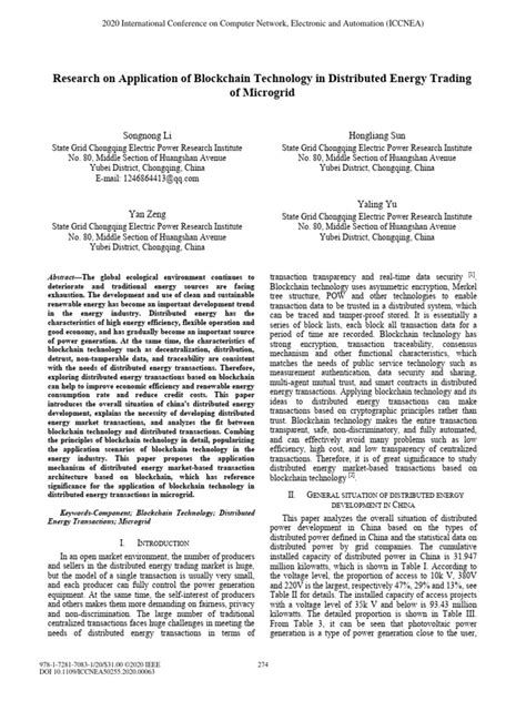 Research On Application Of Blockchain Technology In Distributed Energy Trading Of Microgrid