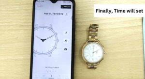 How To Set Time On Fossil Smartwatch Easy Way To Change Date Time