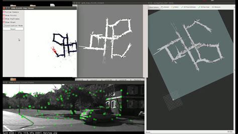 2d Grid Mapping And Navigation With Orb Slam 2 Kitti Dataset Youtube