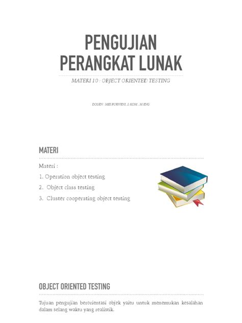 Object Oriented Testing Pdf